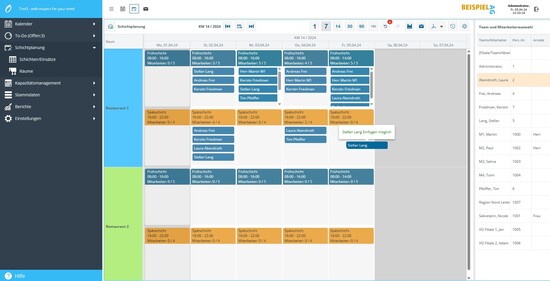 Online Schichtplaner-Software mit Zeiterfassung kombinieren